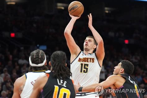 득점 시도하는 Nba 니콜라 요키치 연합뉴스