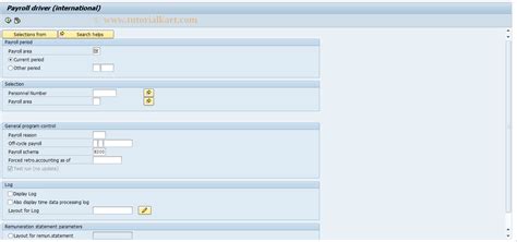 PC M CALC SIMU SAP Tcode International Simulation Payroll