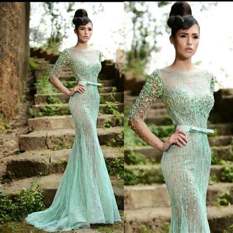 Stunning Green Wedding Dress By Rami Salamoun Wedding Dress
