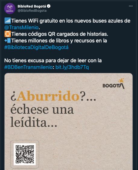 Los Buses De Transmilenio Tendrán Códigos Qr Para Acceder A Biblioteca