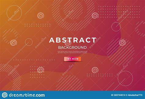 Abstract Red Orange Gradient Dynamic Wavy Shadow Fluid Geometric Shape Composition Background