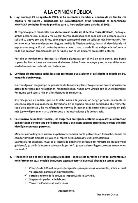 Renovación Popular A Pedro Castillo “solicite La Renuncia Inmediata De