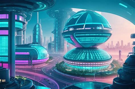 Premium Ai Image Futuristic Urban Planning Lab