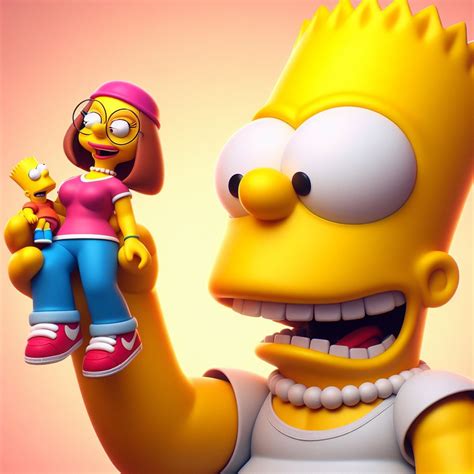 Bart Simpson And Meg Griffin Ai Generated By Joshuaecw21985 On Deviantart