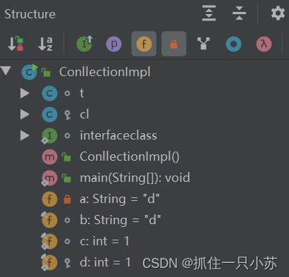 IDEAStructure功能中各标志的含义 CSDN博客