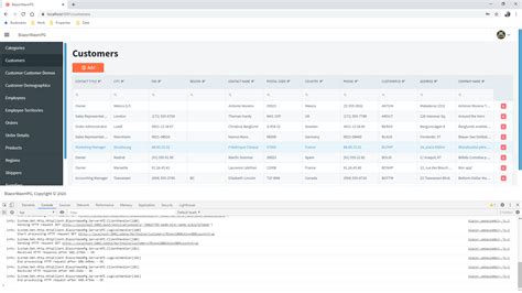 Blazor Client Side Security Bug With Postgres Data Provider Blazor Server Radzen