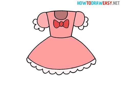 Comment Dessiner Une Robe Pour Les Enfants Comment Dessiner Facile