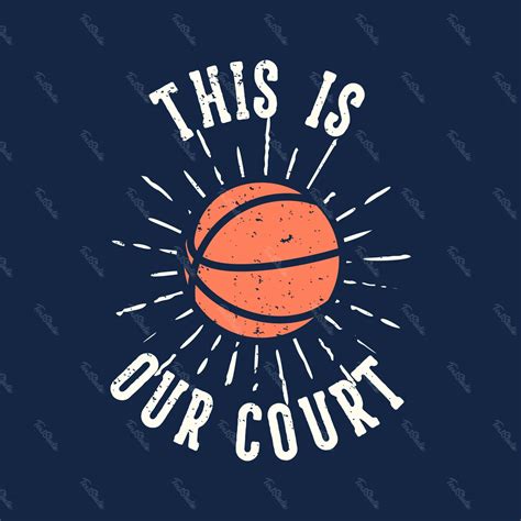 Vintage Basketball Motivational Poster Vector File Illustrator Premium