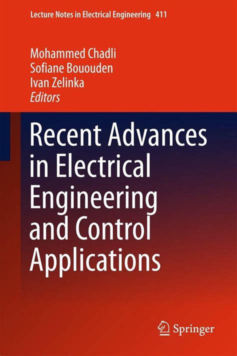 Lecture Notes In Electrical Engineering 411 Recent Advances In