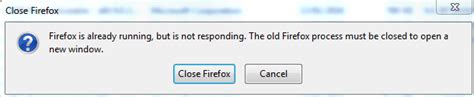 How To Resolve “firefox Is Already Running But Is Not Responding