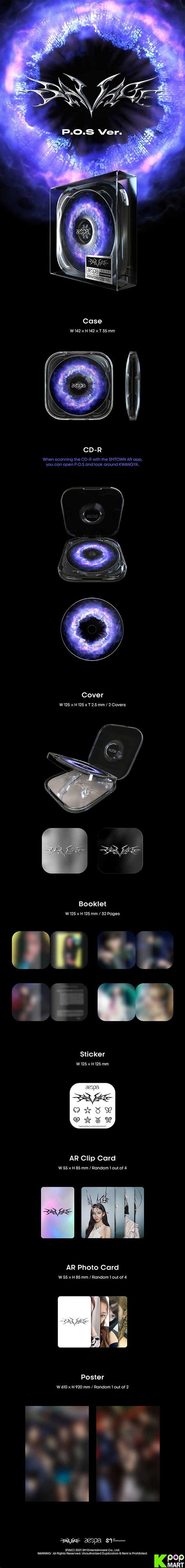 Aespa Mini Album Vol 1 Savage P O S Ver KPOPMART