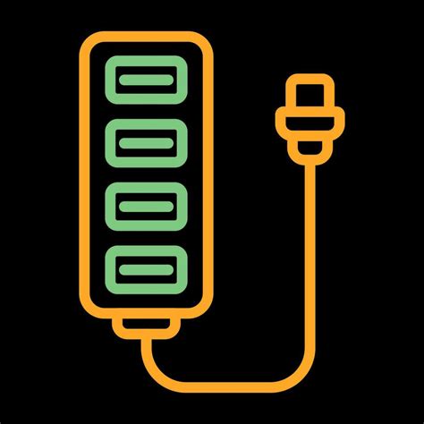 usb hub vector icon 28320475 vector art at vecteezy