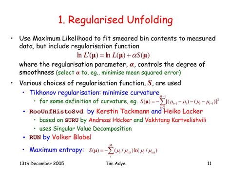 ppt roounfold unfolding framework and algorithms powerpoint