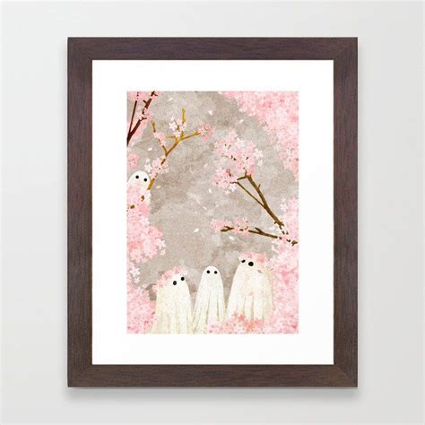 Cherry Blossom Party Framed Art Print By Katherine Blower Designs