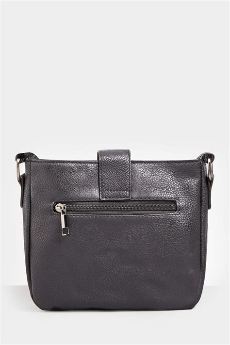 Black Round Buckle Cross Body Bag Yours Clothing