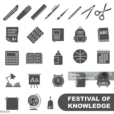 학교 아이콘 모음입니다 지식의 축제 어두운 아이콘 교육 가득 찬에 대한 스톡 벡터 아트 및 기타 이미지 가득 찬 계산기 공 스포츠 장비 Istock