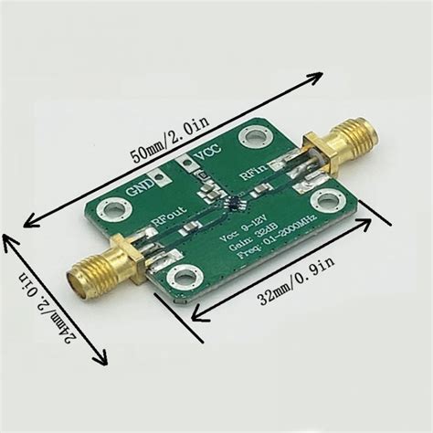 Rf Amplifier Module Broadband High Frequency Low Noise Amplifier Lna Module 0 1 2000mhz 32db
