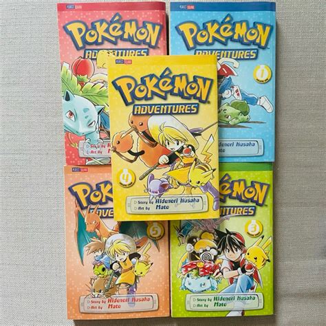 Pokemon Adventures Vol 1 5 By Hidenori Kusaka And Mato Secondhand