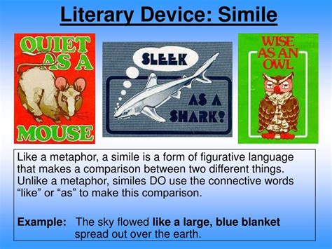 Ppt Literary Device Simile Powerpoint Presentation Free Download Id 523226