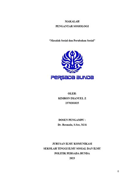 Makala Sosial Kimron Pdf