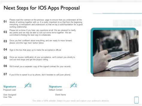 Operating System Application Next Steps For IOS Apps Proposal Ppt Show Files PDF PowerPoint