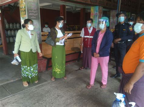 ကျောက်တန်းမြို့မဈေးကြီးနှင့် စားသောက်ဆိုင်များတွင် ကိုဗစ် ၁၉ ရောဂါက