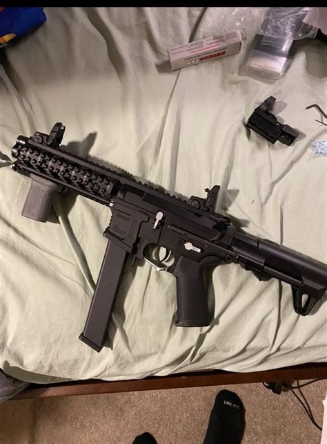 Which looks better? Red dot or iron sight on my arp9 : r/airsoft