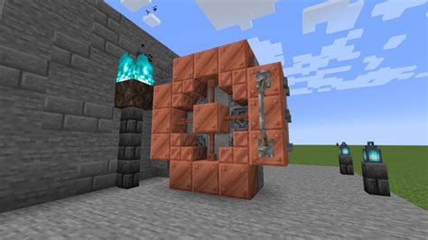 Copper Vault Door Detailcraft Minecraft Designs Minecraft