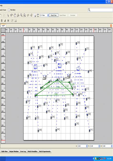network model for single queue and multi queue fifo a aodv routing