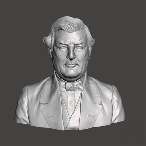 3d Printable Millard Fillmore High Quality Stl File For 3d Printing Personal Use By