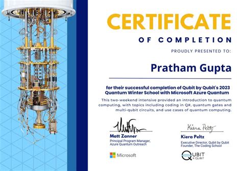 Pratham G On Linkedin Quantumcomputing Quantum Microsoftazure