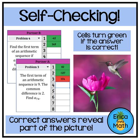 Arithmetic Sequences Digital Partner Activity Made By Teachers