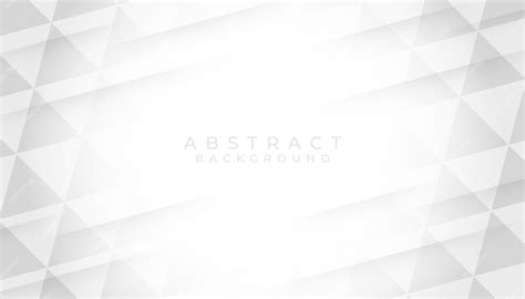 Premium Vector White And Gray Geometric Pattern Background Vector