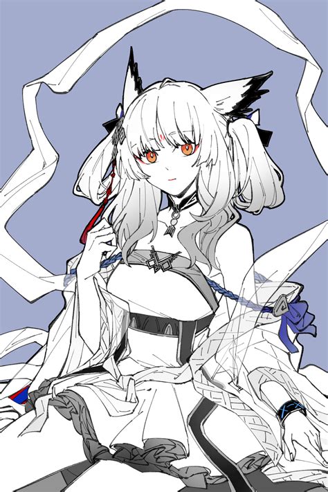 Piaoliu Ping Ping Ping Pingzi Infection Monitor Arknights Ptilopsis Amongst The Clouds