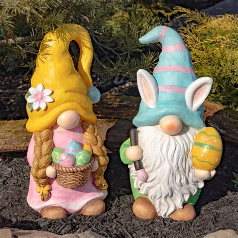 Lawn Gnome Couple 126 Inch Kissing Garden Gnome Statue Angelo Decor