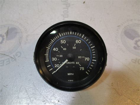 1115015046a Chaparral Vdo Marine Pitot Tube Speedometer 75mph 3 1 2