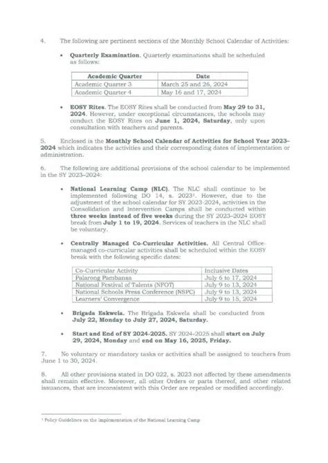 Amendment To Deped Order No 022 S 2023 Helpline Ph