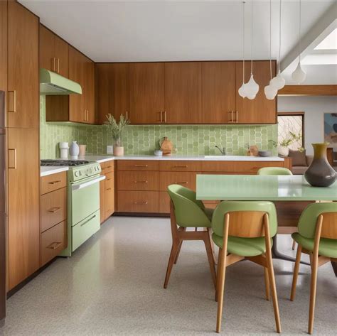 34 Mid Century Modern Kitchen Cabinets Design Ideas 2025