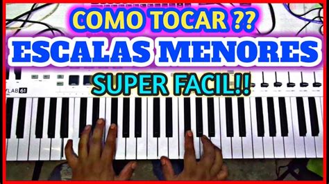 Escalas Menores Piano Tutorial Youtube
