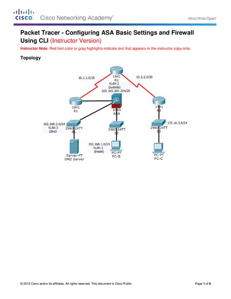 Firewall Cisco Packet Tracer Tutorial Access Liste Ca