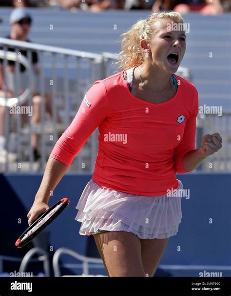 Katerina Siniakova Of Czech Republic Reacts After Scoring A Point