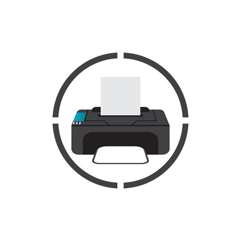 Printer Icon Vector Symbol Illustration Background 11974821 Vector Art