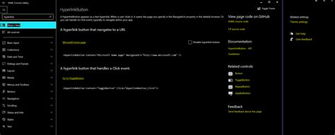 Hyperlinkbutton Does Not Provide Onpointerover Brushfeedback In High