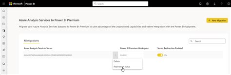将 Azure Analysis Services 迁移到 Power BI Power BI Microsoft Learn