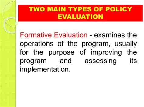 policy review evaluation pptx