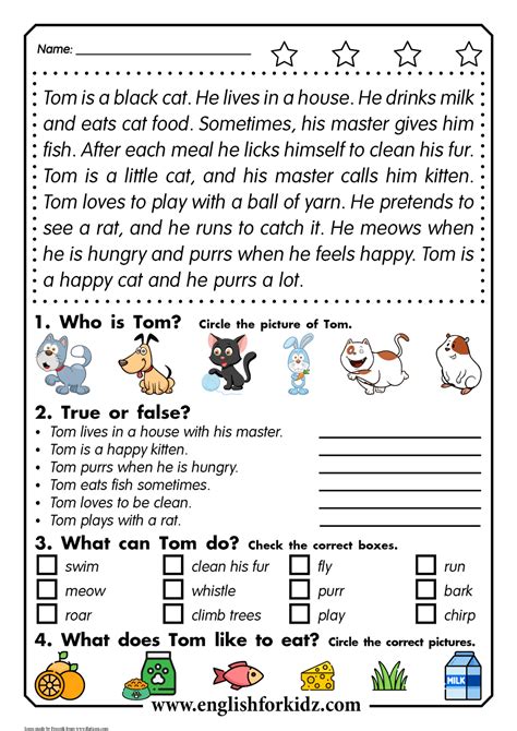 English Practice Reading Comprehension