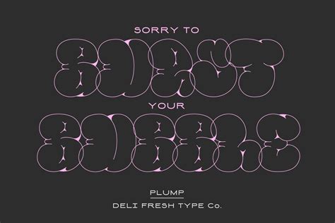Plump A Bubble Letter Font MasterBundles