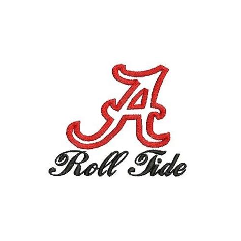 5 Free Alabama Crimson Tide Embroidery Designs Alstroemeria