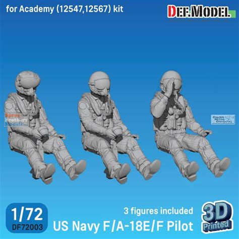Defdf72003 1 72 Def Model Figure Set Us Navy F 18e And F 18f Super