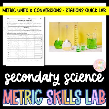 Metric Skills Lab Chemistry Biology Physics By Steph Does Science